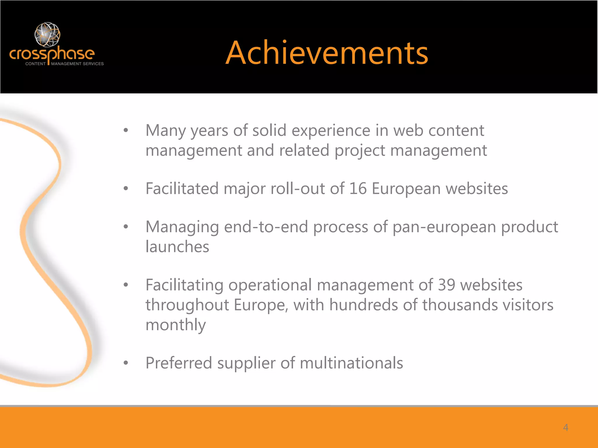 Presentation Crossphase | PPT