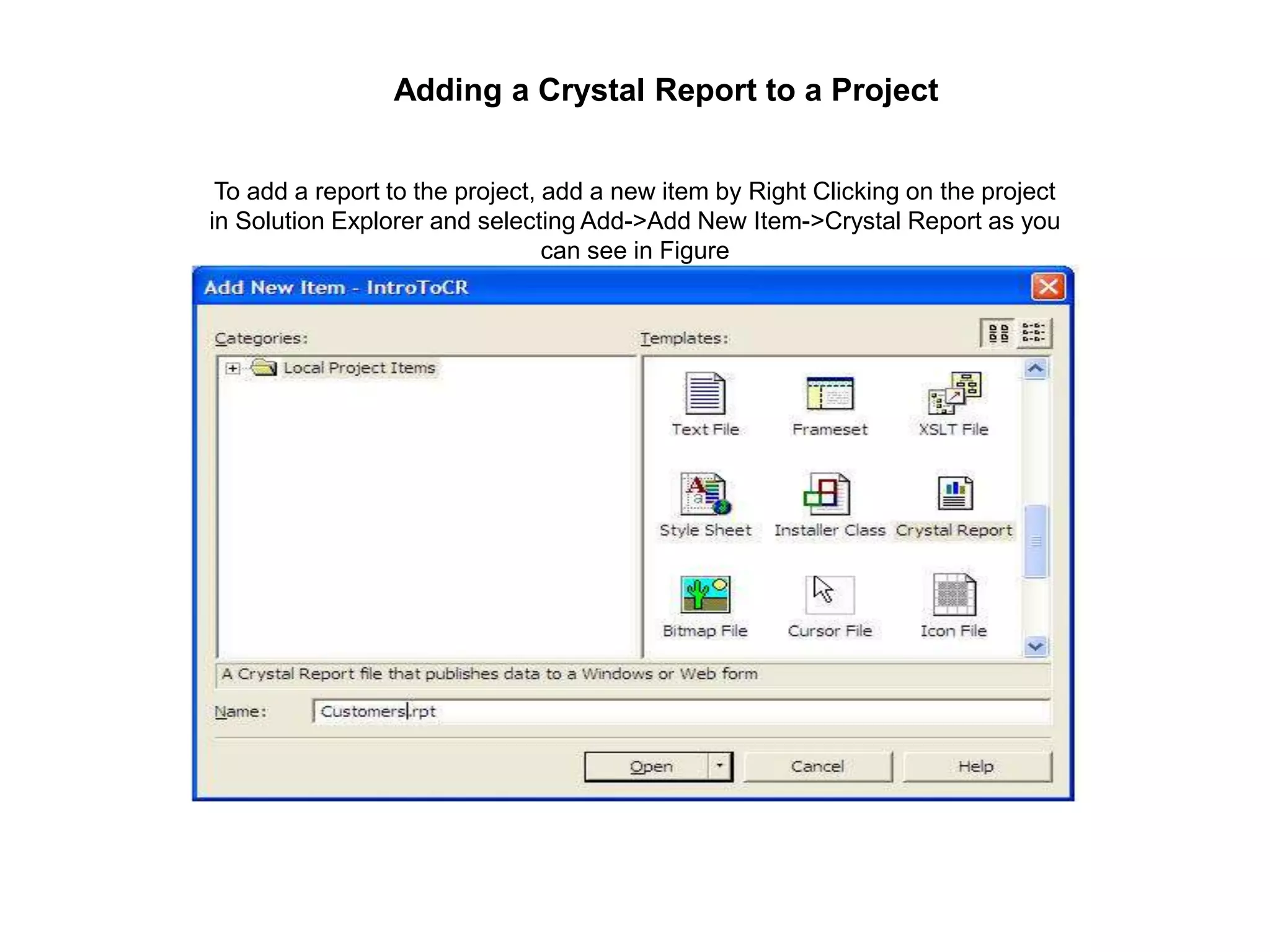 PresentationCrystalReport.ppt