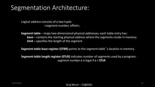 Segmentation in Operating Systems. | PPTX
