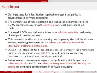 Model Checking-Enhanced Spectrum-Based Fault Localization | PDF