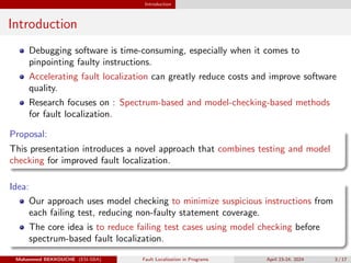 Model Checking-Enhanced Spectrum-Based Fault Localization | PDF