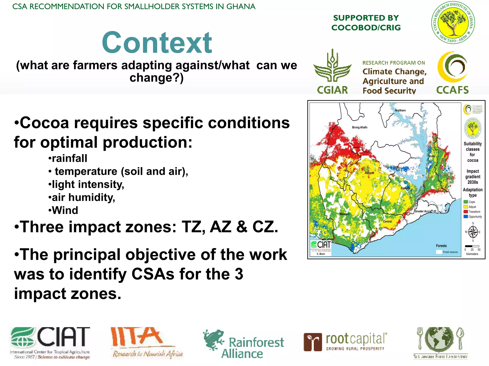 CSA recommendations for cocoa in Ghana | PDF