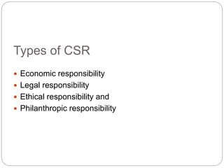 Corporate social responsibility | PPTX