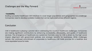 Corporate Social Responsibility (CSR) in Healthcare in India ...