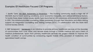 Corporate Social Responsibility (CSR) in Healthcare in India ...