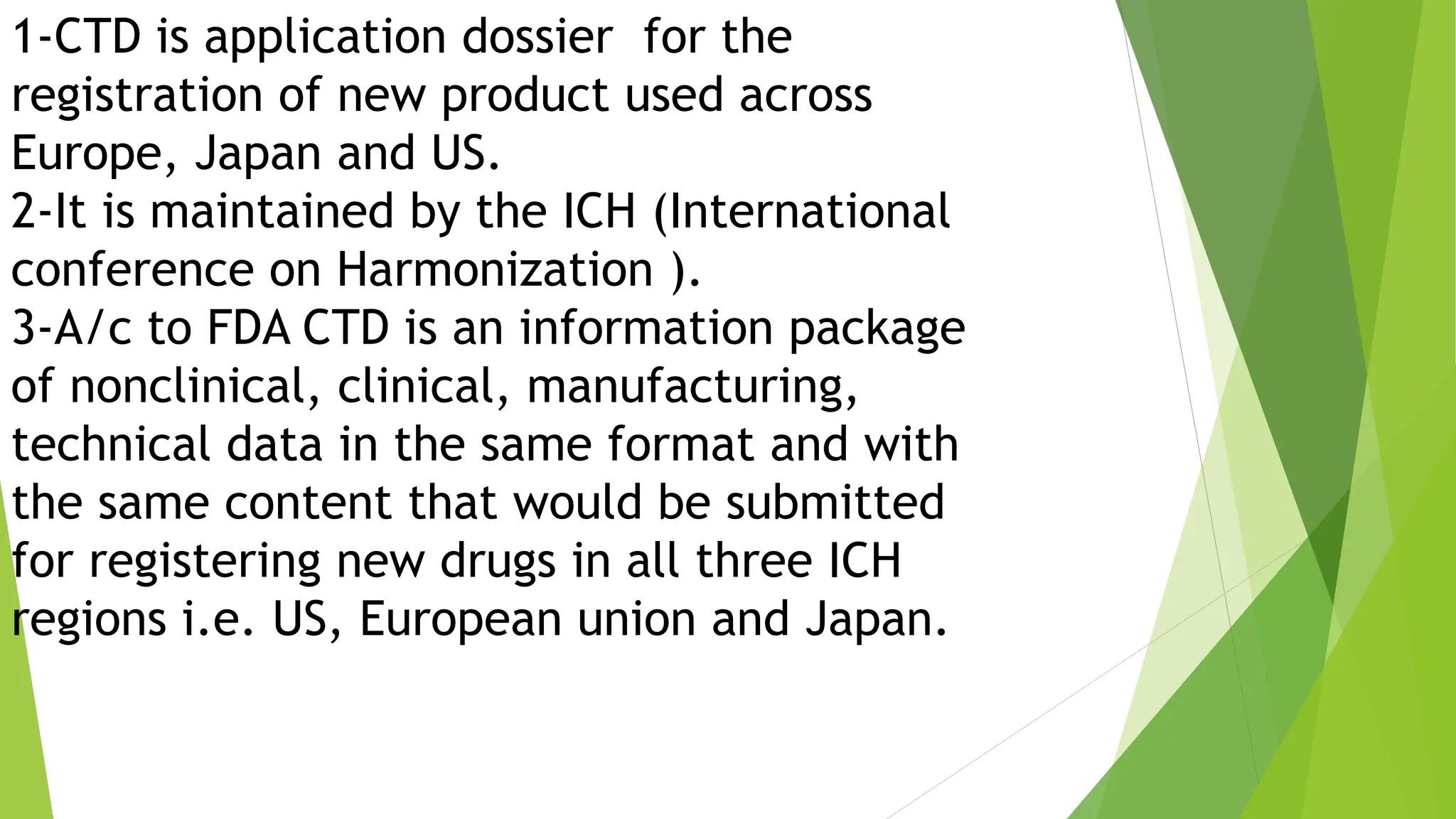 Common Technical Document CTD,M pharm@ 1st year | PPTX