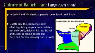 Culture of Balochistan | PPTX