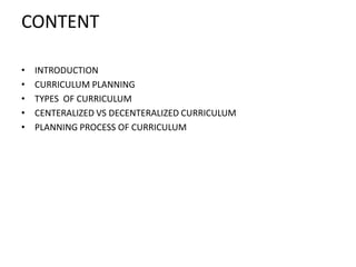 Presentation curriculum | PPTX