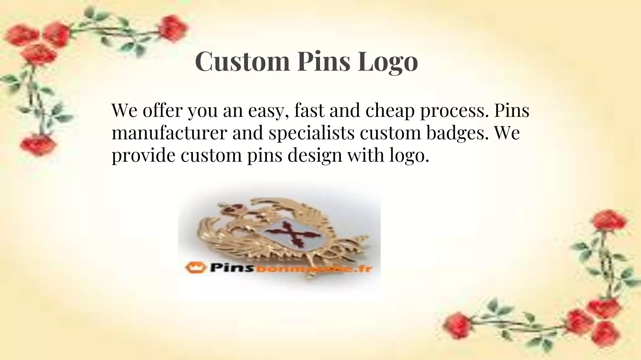 Presentation custom pins | PPT