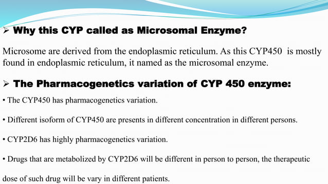 CYP450 Enzyme by Snehasis Jana, Pharmacology | PPTX