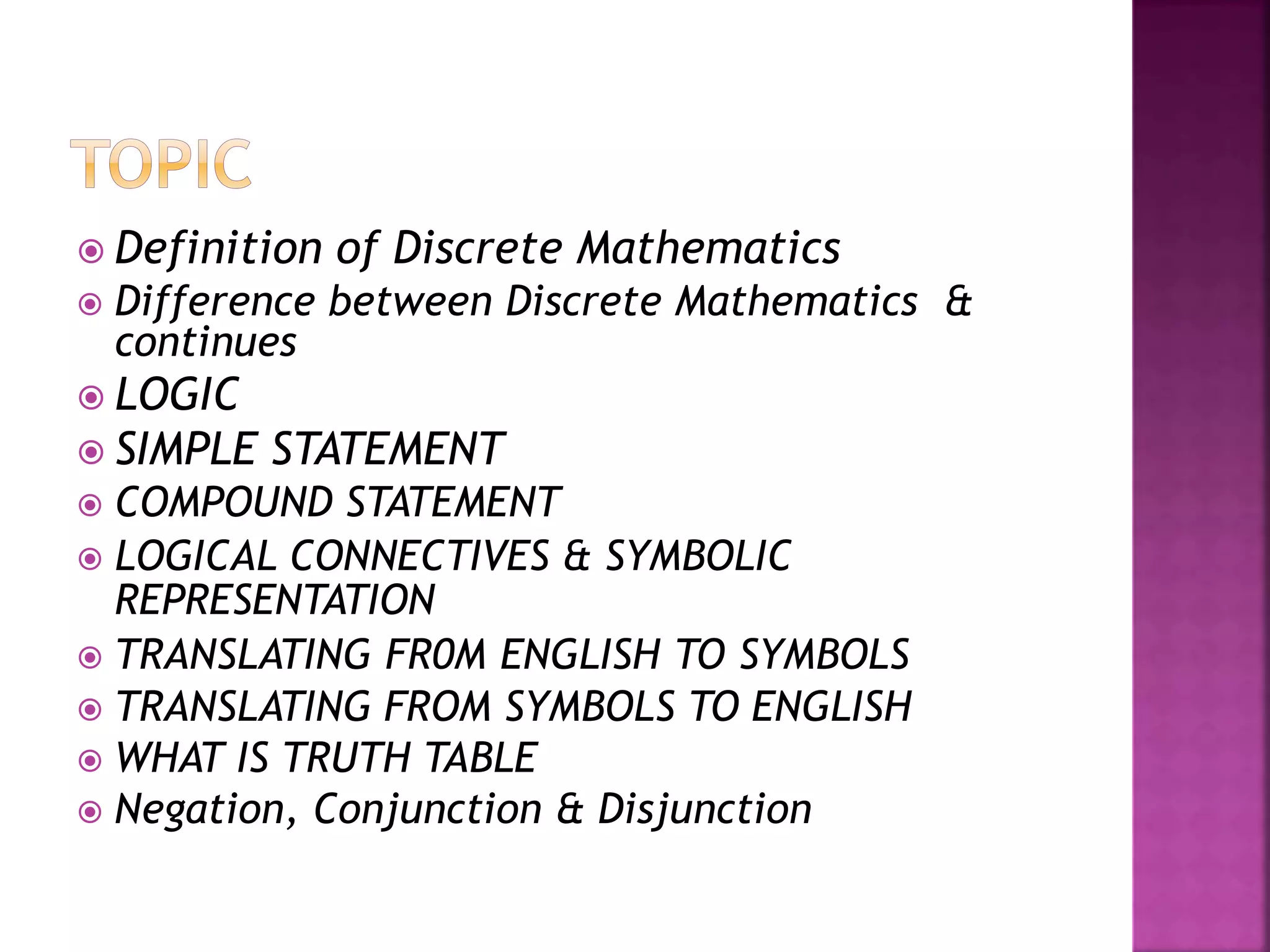 Discrete Structure | PPT
