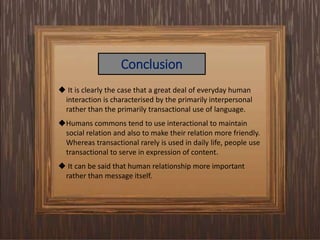 Functions of language | PPTX