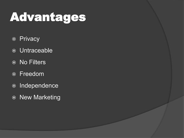 Presentation darknet | PPTX | Computer Networking | Computing