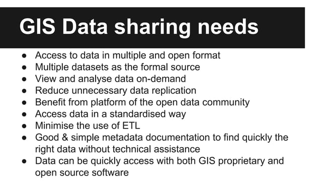 Open Source GIS Stack: Data hub for flexibility, performance and effectiveness | PPT