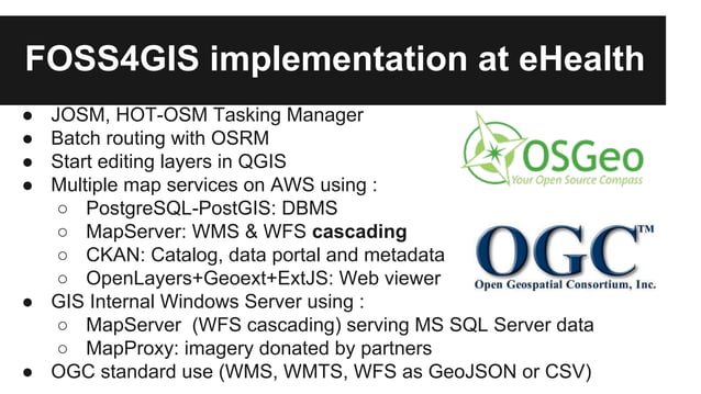 Open Source GIS Stack: Data hub for flexibility, performance and effectiveness | PPT