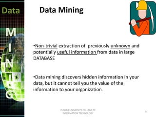 Presentation data mining | PPT