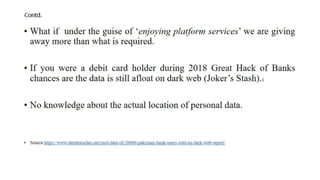 Presentation on Data Protection | PPTX