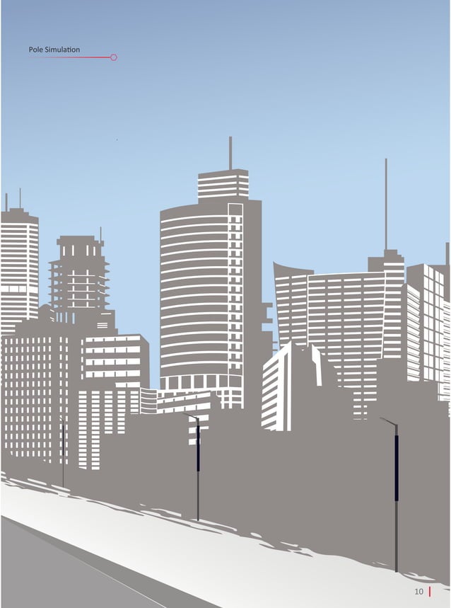 Data sheet of 80W vertical solar street light for 10 meters pole | PDF