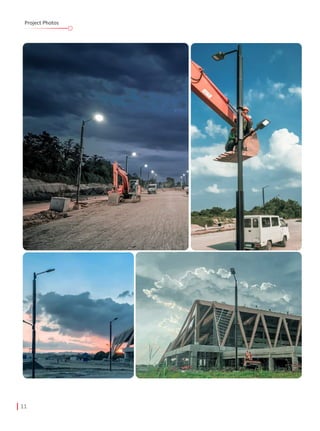 Data sheet of 80W vertical solar street light for 10 meters pole | PDF