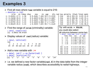 January 2016 Meetup: Speeding up (big) data manipulation with data.table package | PDF