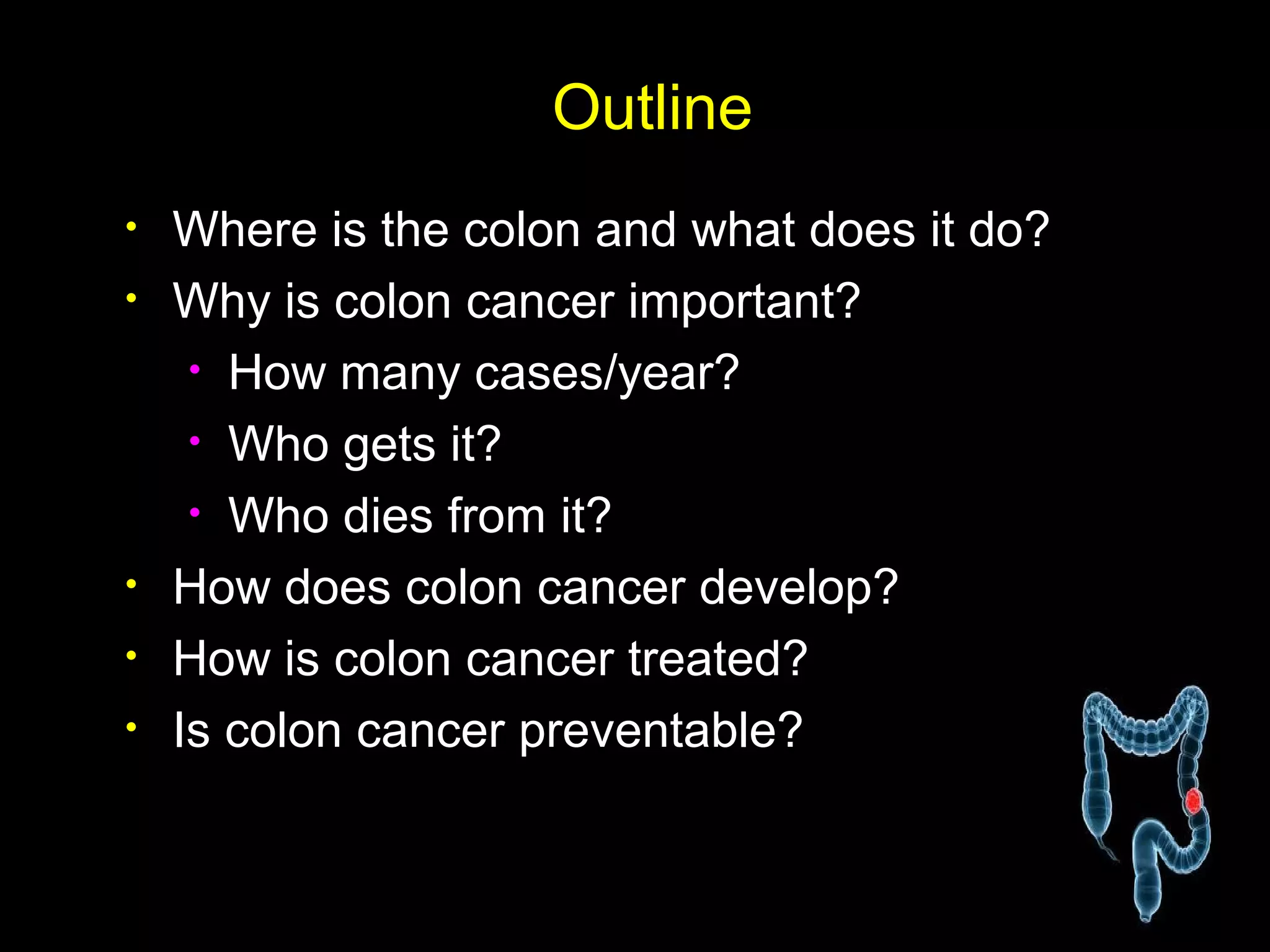 Knowing Cancer of Colon | PPT