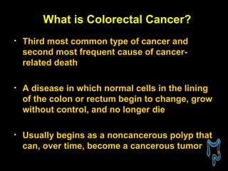 Knowing Cancer of Colon | PPT