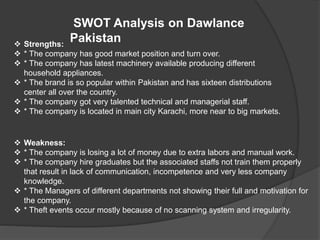 Dawlance | PPTX