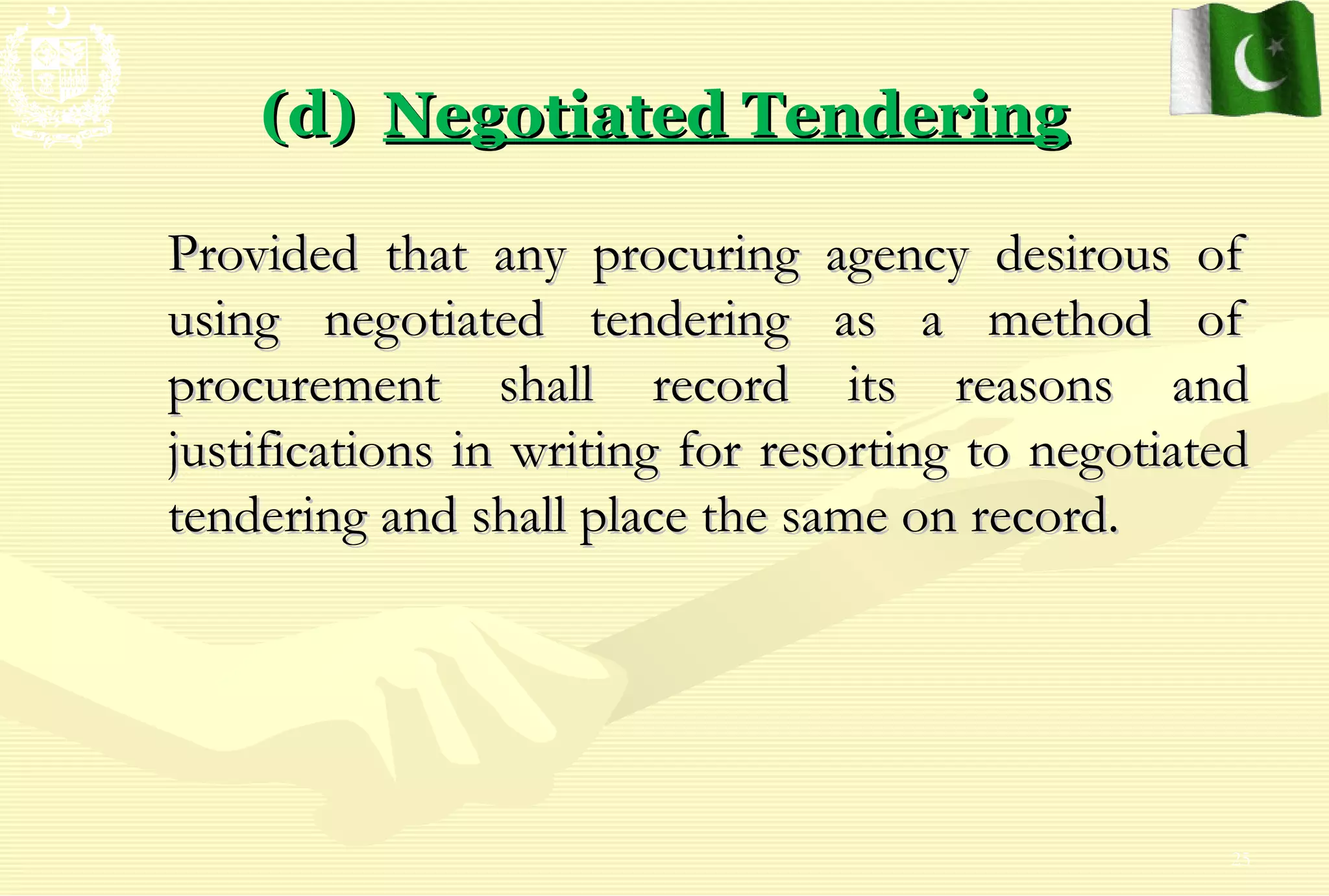 PUBLIC PROCUREMENT REGIME & AN OVERVIEW OF PUBLIC PROCUREMENT RULES ...