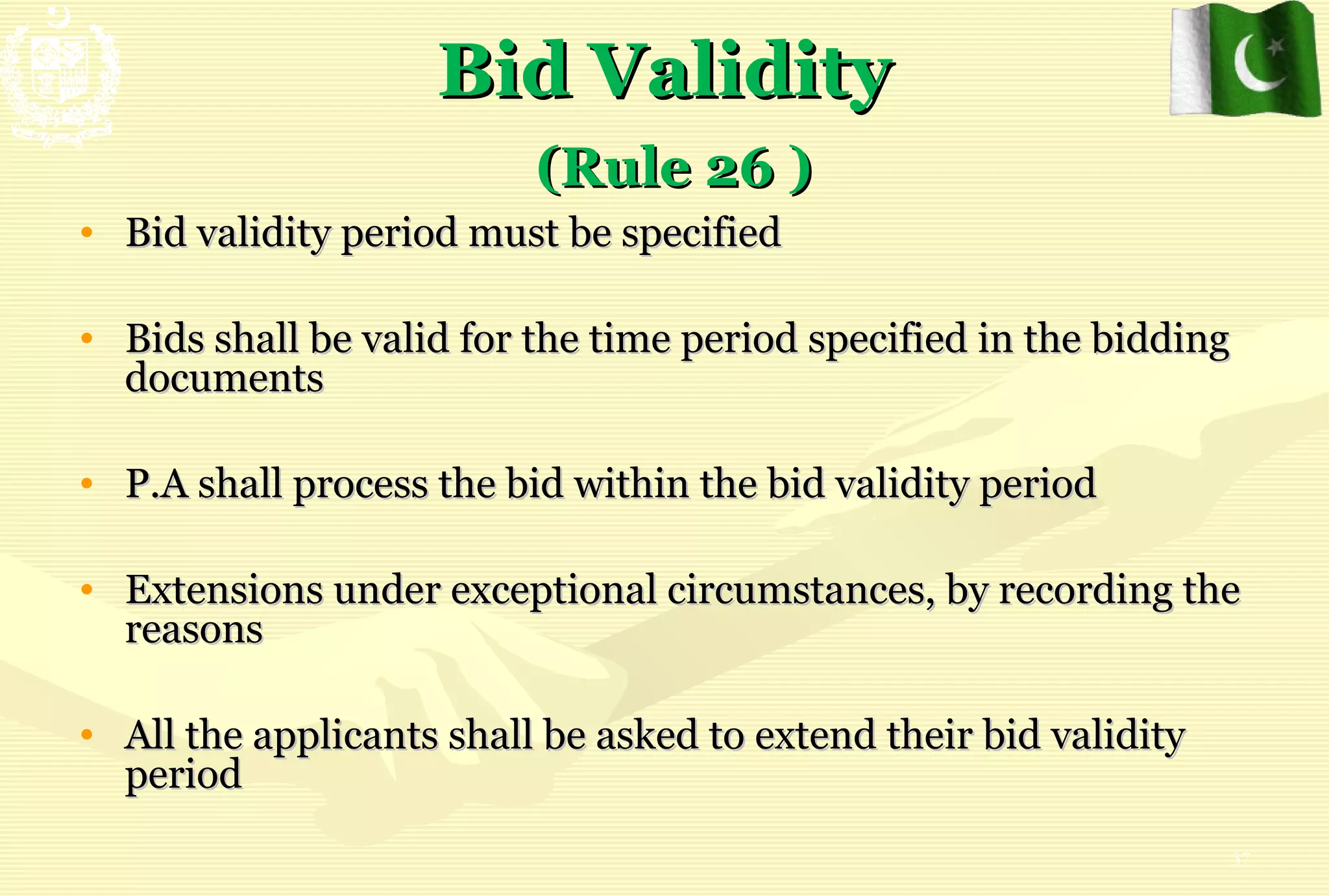 PUBLIC PROCUREMENT REGIME & AN OVERVIEW OF PUBLIC PROCUREMENT RULES ...