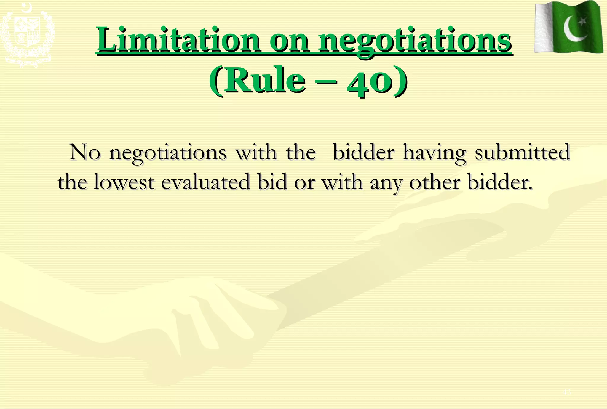 PUBLIC PROCUREMENT REGIME & AN OVERVIEW OF PUBLIC PROCUREMENT RULES, 2004 | PPT