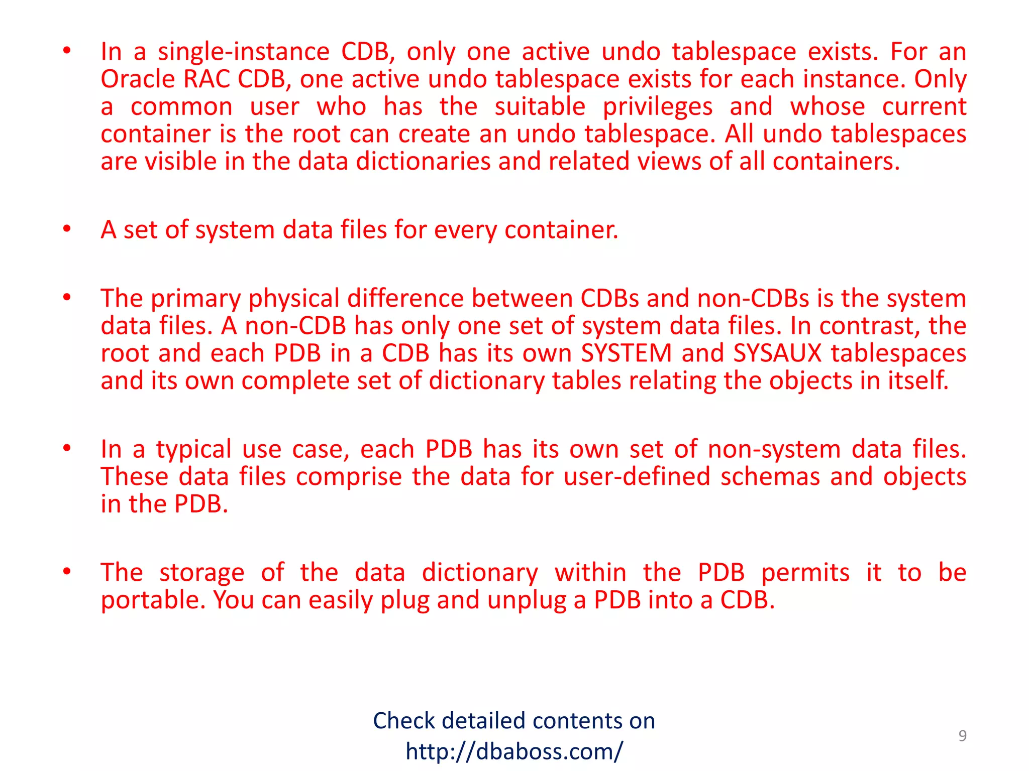 Presentation day2 oracle12c | PPT