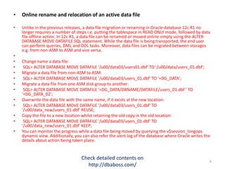 Presentation day2 oracle12c | PPT