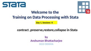 Presentation on contract.collapse command | PPT