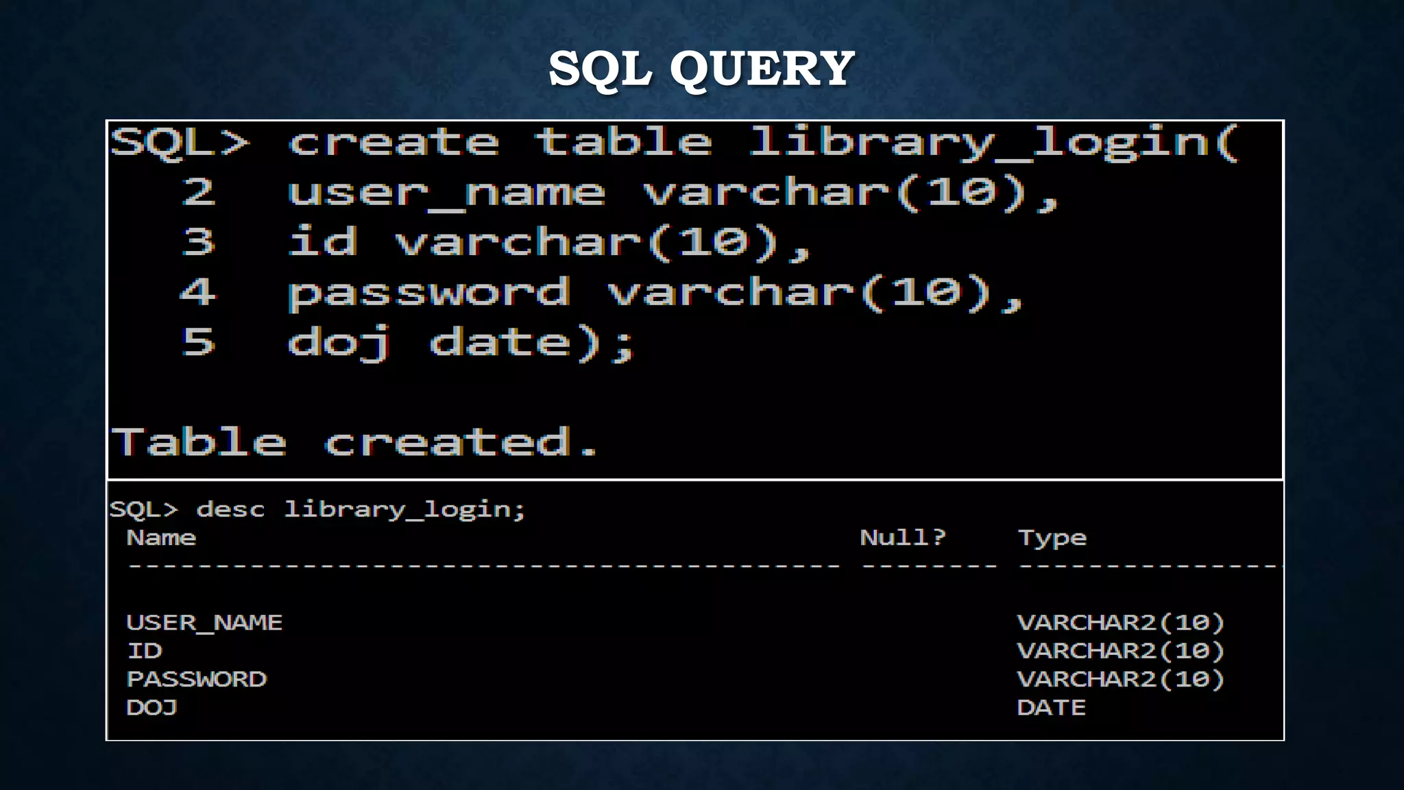 Presentation LIBRARY MANAGEMENT SYSTEM | PPTX