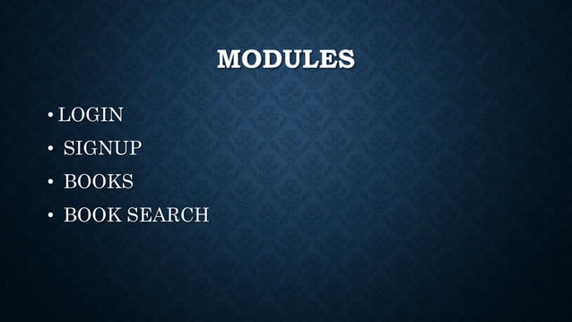 Presentation LIBRARY MANAGEMENT SYSTEM | PPTX | Databases | Computer Software and Applications