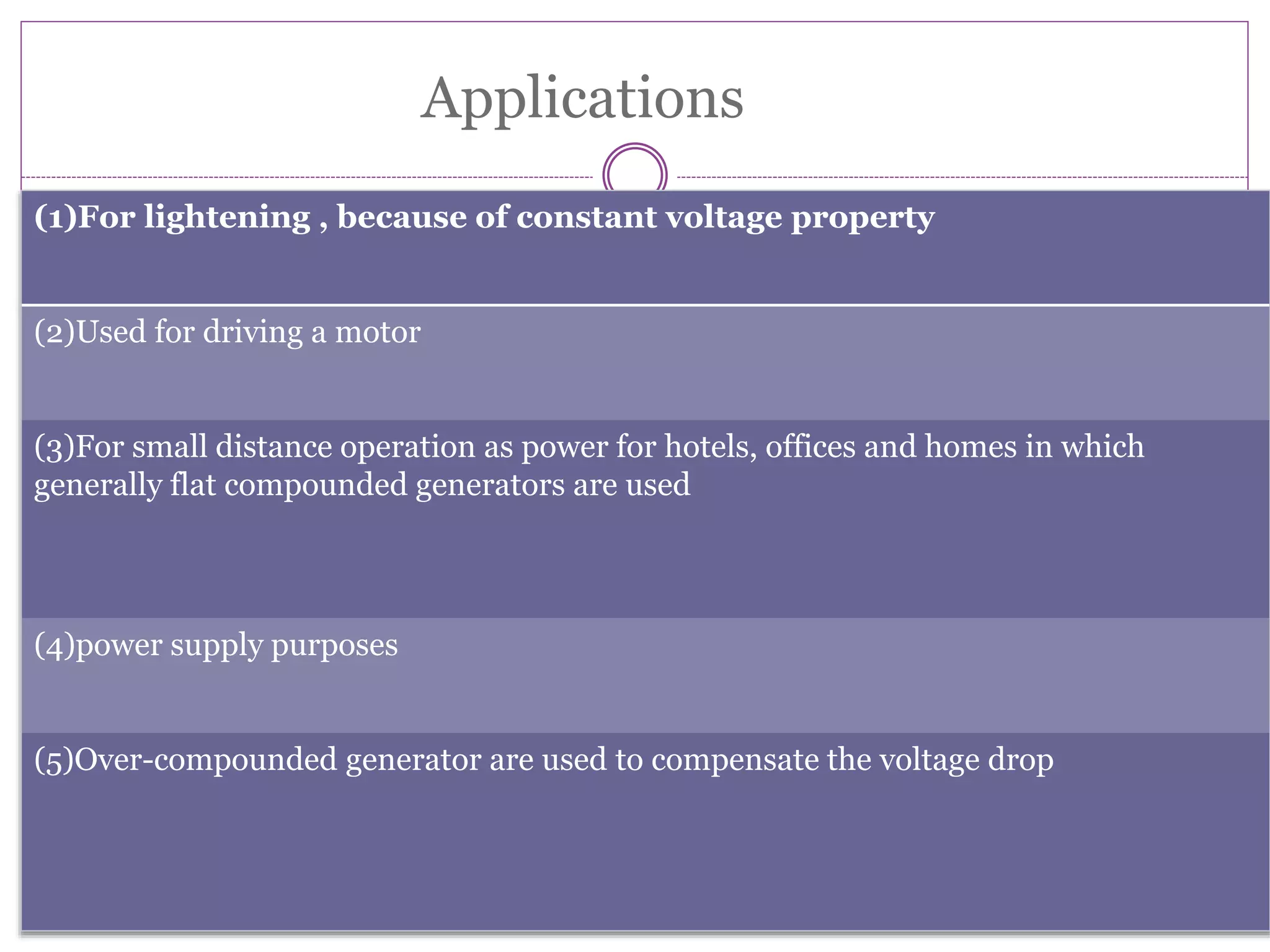 Comulatively Compounded DC Generator | PPTX