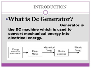 Comulatively Compounded DC Generator | PPTX