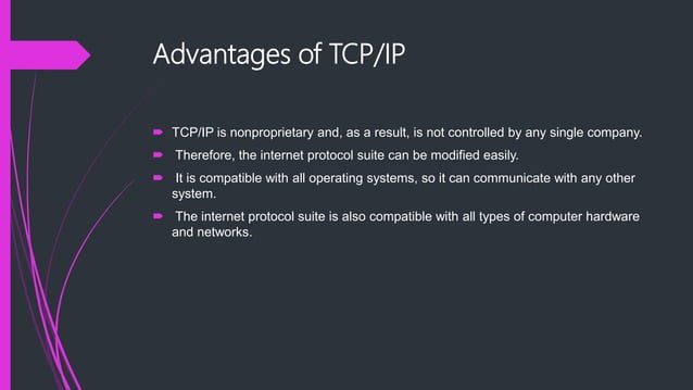 Presentation on TCP\IP protocols | PPT