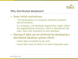 Distributed Database Management System(DDMS) | PPT