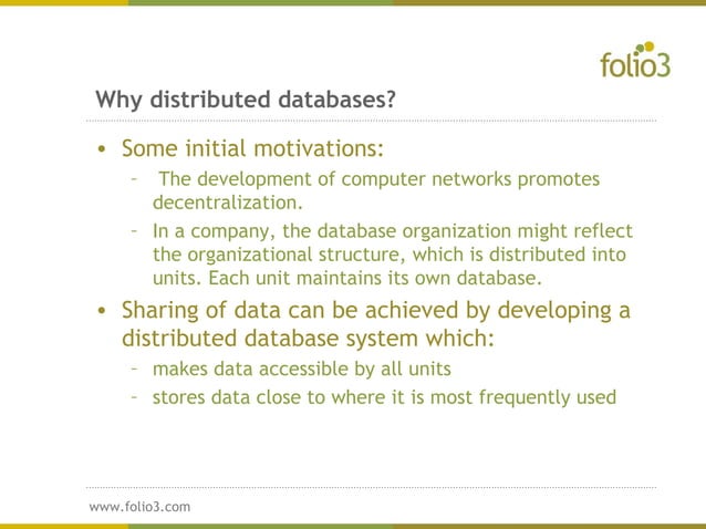 Distributed Database Management System(DDMS) | PPT