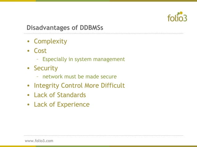 Distributed Database Management System(DDMS) | PPT