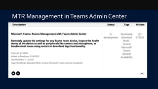 MTR Troubleshooting | PPTX