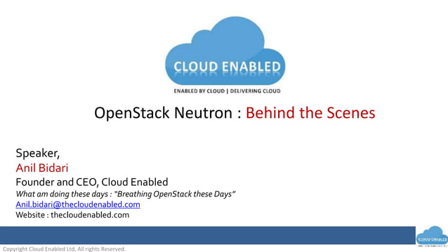 OpenStack Neutron Behind The Senes | PPT
