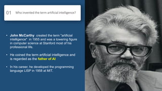 Artificial Intelligence and Machine Learning | PPT