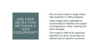 Deep fakes and beyond | PPTX