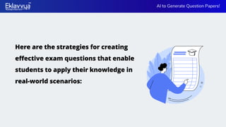 Defining Exam Questions That Truly Assess Student Skills - Practical ...