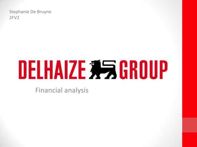 Presentation delhaize group | PPTX