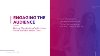 Presentation Delivery Skills to College Students | PPTX