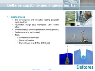 Presentation offshore wind engineering and Deltares | PPT