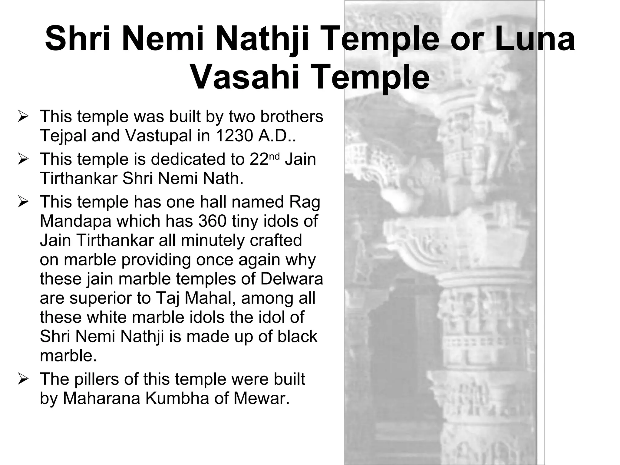 Presentation Delwada Temple | PPT